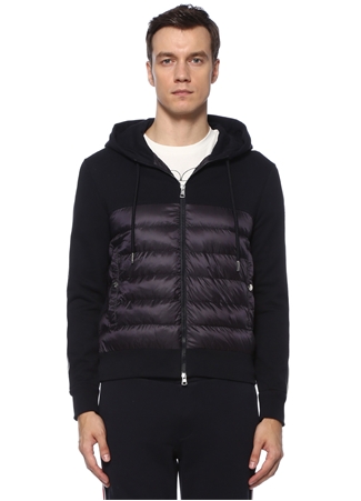 Moncler Erkek Lacivert Kapüşonlu Puff Garnili Mont L EU Moncler Erkek Lacivert Kapüşonlu Puff Garnili Mont L EU