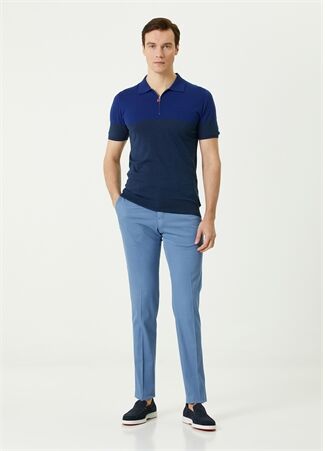 Kiton Erkek Mavi Pantolon 36 IT