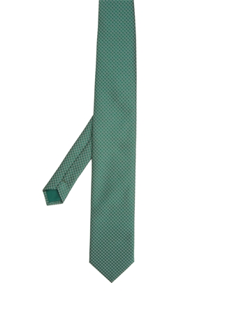 Beymen Club Erkek Yeşil Mikro Kare Desenli Kravat EU Beymen Club Erkek Yeşil Mikro Kare Desenli Kravat EU