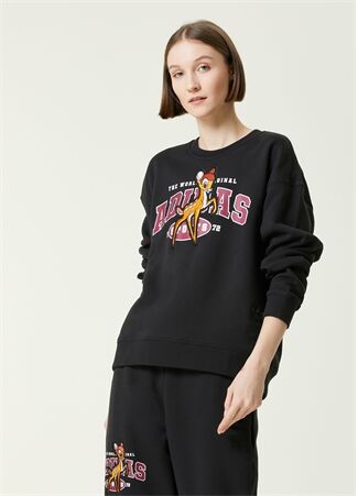 adidas Kadın SWEATSHIRT Siyah 36 EU