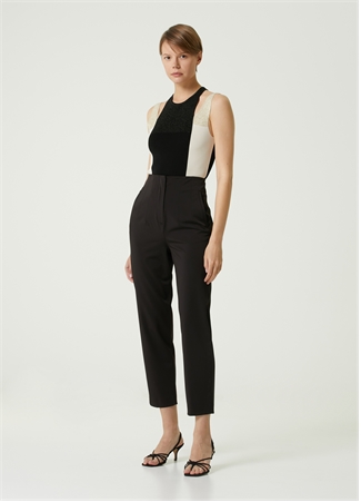 Beymen Club Kadın Siyah Yüksek Bel Cigarette Pantolon 36