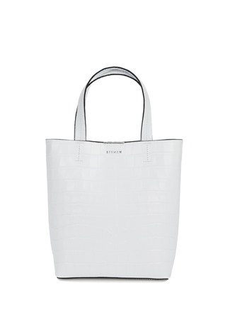 Beymen Kadın Aden Mini Beyaz Krokodilli Omuz Çantası EU