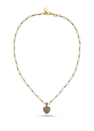 Berrin Özkan Kadın Kalp Elmas Kolye EU