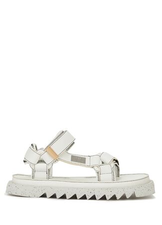 Marsell Kadın Beyaz Deri Sandalet 36 EU