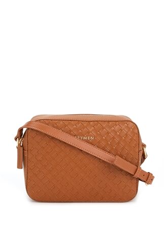 Beymen Kadın Taba Örgü Dokulu Logolu Omuz Çantası Turuncu EU