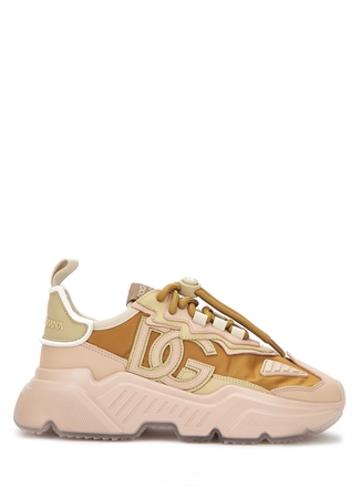 Dolce&Gabbana Kadın Bej Taba Kalın Tabanlı Sneaker 36 EU Dolce&Gabbana Kadın Bej Taba Kalın Tabanlı Sneaker 36 EU
