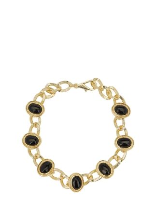 Beymen Club Kadın Taşlı Zincir Kolye Altın Rengi EU