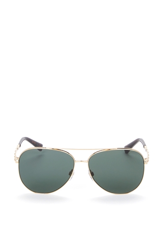Valentino Kadın Gri Gold Pilot Stil Güneş Gözlüğü 60 EU Valentino Kadın Gri Gold Pilot Stil Güneş Gözlüğü 60 EU