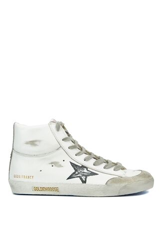 Golden Goose Kadın Francy Beyaz Deri Sneaker 36 EU Golden Goose Kadın Francy Beyaz Deri Sneaker 36 EU