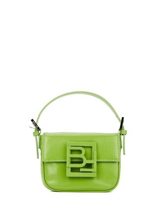 By Far Kadın Yeşil Logo Detaylı Deri Çanta Eu