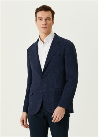 Brunello Cucinelli Erkek CEKET Lacivert 54 IT