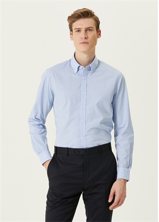 Beymen Collection Erkek GÖMLEK Mavi 42 IT Beymen Collection Erkek GÖMLEK Mavi 42 IT
