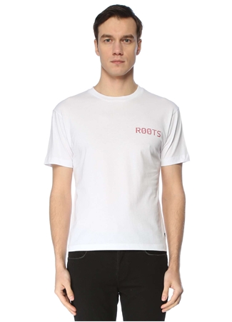 Cult of Cuddle Erkek RMT Beyaz Bisiklet Yaka T-shirt S EU