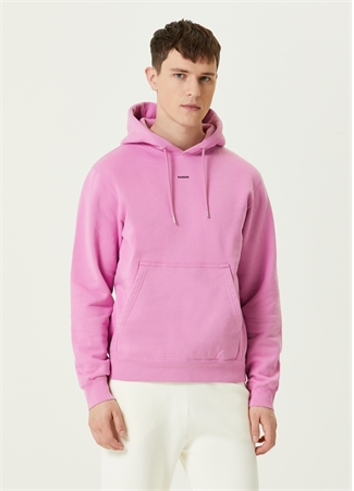 Sandro Erkek Pembe Kapüşonlu Logo Detaylı Sweatshirt S EU Sandro Erkek Pembe Kapüşonlu Logo Detaylı Sweatshirt S EU