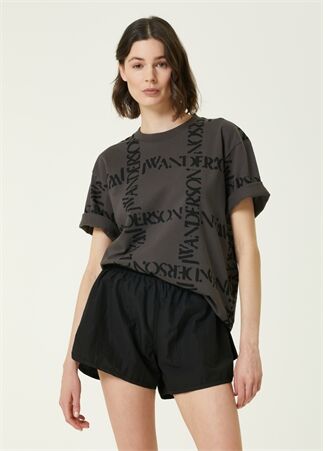 Jw Anderson Kadın Tshirt Gri S Eu