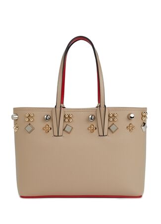 Christian Louboutin Kadın Bej Deri Çanta EU