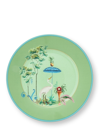 Pip Studio Jolie Yeşil Desenli Porselen Tabak Pip Studio Jolie Yeşil Desenli Porselen Tabak