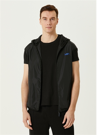 Knt Erkek Siyah Kapüşonlu Yelek 48 It Knt Erkek Siyah Kapüşonlu Yelek 48 It