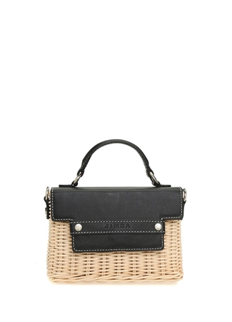 Jimba Kadın Michelle Bej Hasır Dokulu Omuz Çantası Siyah Eu Jimba Kadın Michelle Bej Hasır Dokulu Omuz Çantası Siyah Eu