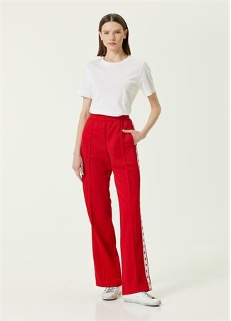 Golden Goose Kadın Kırmızı Şerit Detaylı Eşofman Altı L EU Golden Goose Kadın Kırmızı Şerit Detaylı Eşofman Altı L EU