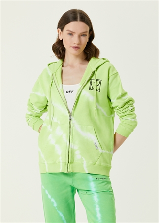 Forte Dei Marmi Couture Kadın Neon Yeşil Kapüşonlu Batik Desenli Sweatshirt S Eu Forte Dei Marmi Couture Kadın Neon Yeşil Kapüşonlu Batik Desenli Sweatshirt S Eu