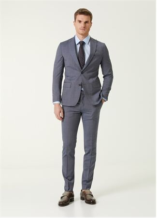 Network Erkek Slim Fit Mavi Oxford Gömlek 39 EU