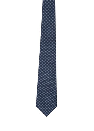 Pal Zileri Erkek Lacivert Desenli İpek Kravat EU