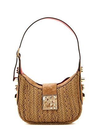 Christian Louboutin Kadın Bej Deri Çanta Eu Christian Louboutin Kadın Bej Deri Çanta Eu