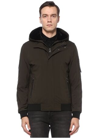 Beymen Club Erkek Haki Kapüşonlu Military Mont S