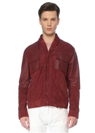 Palzileri Lab Erkek Bordo Şal Yaka Mont 50 IT