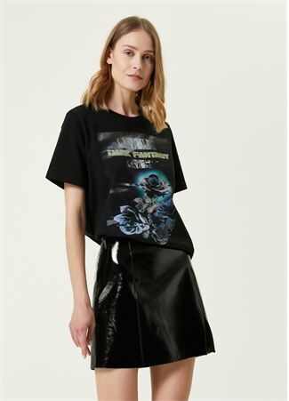 Academia Kadın TSHIRT Siyah XS EU