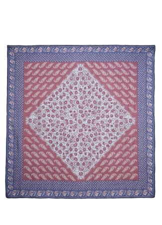 Polo Ralph Lauren Kadın Mavi Etnik Desenli Şal Eu Polo Ralph Lauren Kadın Mavi Etnik Desenli Şal Eu