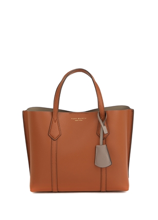 Tory Burch Kadın Taba Logolu Deri Alışveriş Çantası Turuncu EU Tory Burch Kadın Taba Logolu Deri Alışveriş Çantası Turuncu EU
