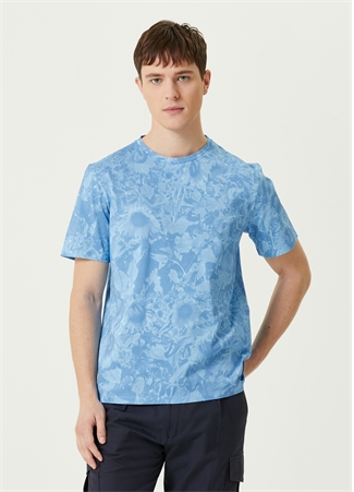 Paul Smith Erkek Mavi Çiçek Desenli T-shirt S Eu Paul Smith Erkek Mavi Çiçek Desenli T-shirt S Eu