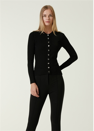 Beymen Collection Kadın Siyah Düğme Detaylı Hırka S Beymen Collection Kadın Siyah Düğme Detaylı Hırka S