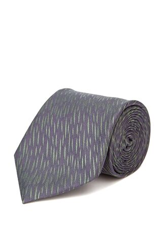 Pal Zileri Erkek Mor Dokulu İpek Kravat EU