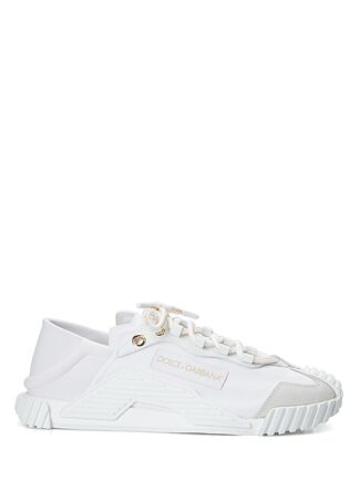Dolce&Gabbana Kadın Beyaz Logolu Sneaker 36 EU