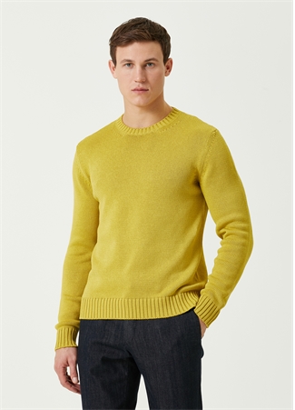 Etro Erkek Yeşil Bisiklet Yaka Kazak M EU