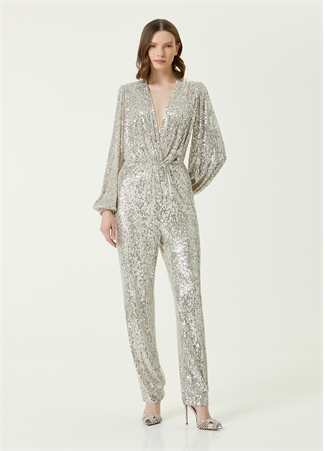 In the Mood for Love Kadın Björk Silver V Yaka İşlemeli Maksi Abiye Tulum Siyah S EU In the Mood for Love Kadın Björk Silver V Yaka İşlemeli Maksi Abiye Tulum Siyah S EU