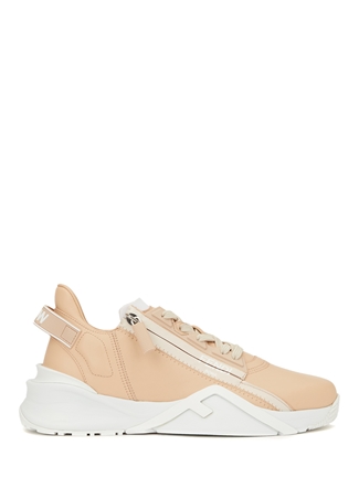 Fendi Kadın Altın Rengi Fermuar Detaylı Deri Sneaker Pembe 38 EU Fendi Kadın Altın Rengi Fermuar Detaylı Deri Sneaker Pembe 38 EU