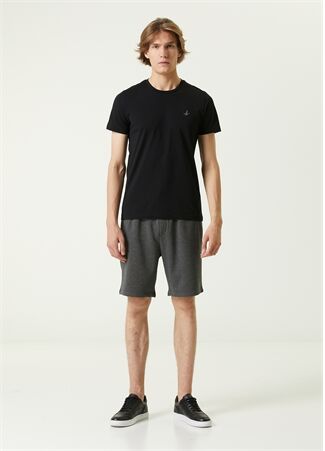 Beymen Club Erkek Antrasit Beli Kordonlu Jersey Şort Gri S EU