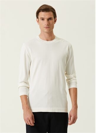 Network Erkek Slim Fit Ekru Kazak Bej S EU