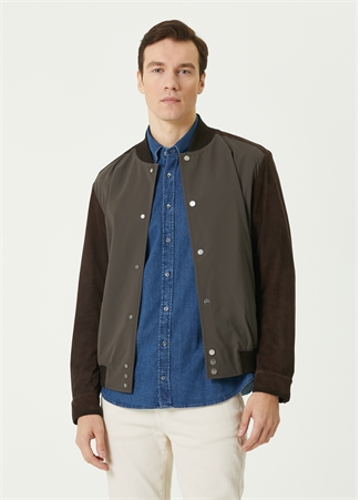 Kiton Erkek Kahverengi Garni Detaylı Mont 50 IT Kiton Erkek Kahverengi Garni Detaylı Mont 50 IT
