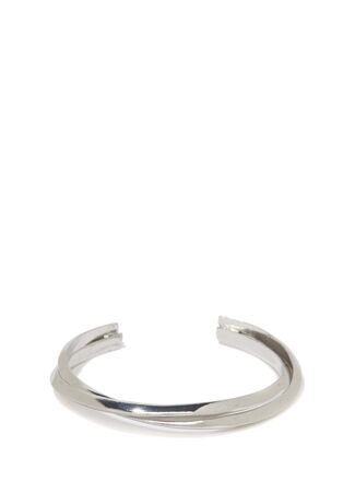 Academia Kadın Kelepçe Formlu Bilezik Gri EU