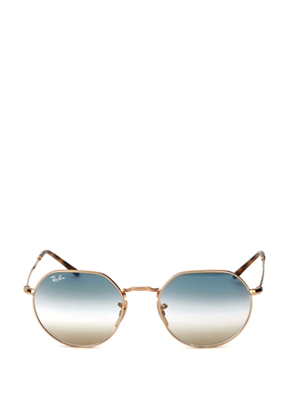 Ray-Ban Geometrik Formlu Degrade Camlı Güneş Gözlüğü Kahverengi 53 EU Ray-Ban Geometrik Formlu Degrade Camlı Güneş Gözlüğü Kahverengi 53 EU