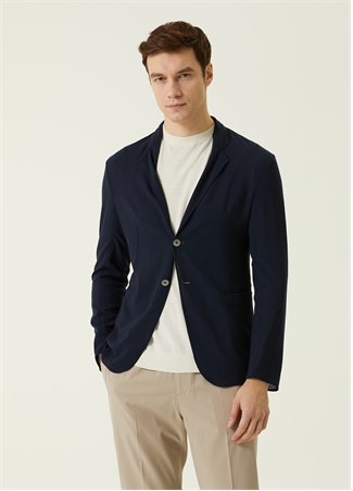 Emporio Armani Erkek Lacivert Kelebek Yaka Yün Ceket 54 IT Emporio Armani Erkek Lacivert Kelebek Yaka Yün Ceket 54 IT