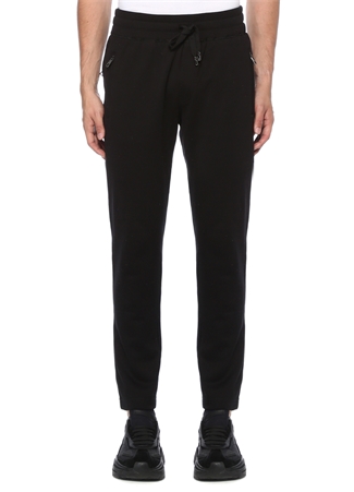 Dolce&Gabbana Erkek Siyah Beli Kordonlu Logolu Jogger Eşofman Altı 54 IT Dolce&Gabbana Erkek Siyah Beli Kordonlu Logolu Jogger Eşofman Altı 54 IT