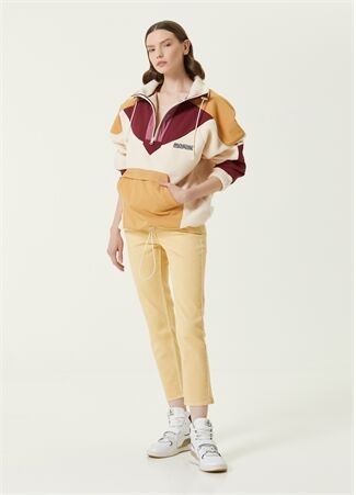 Isabel Marant Kadın Niliane Slim Fit Sarı Jean Pantolon 36 FR