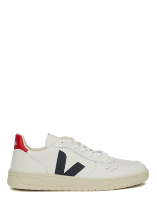 Veja Erkek V 0 Beyaz Lacivert Deri Sneaker 40 EU Veja Erkek V 0 Beyaz Lacivert Deri Sneaker 40 EU