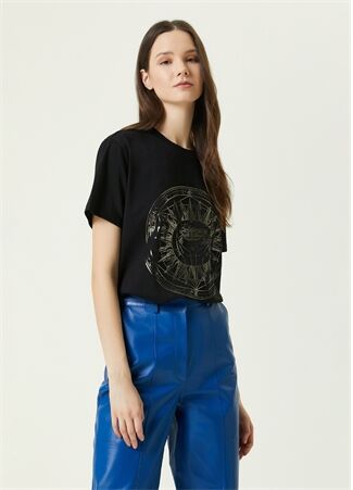 Network Kadın Siyah T-shirt S EU